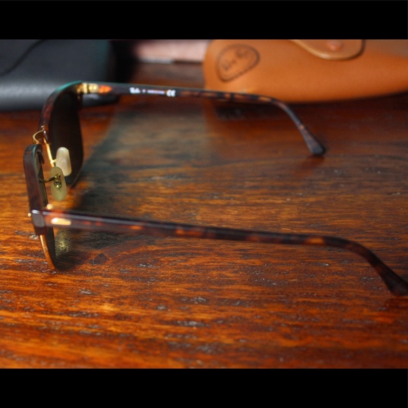 Ray-Ban | Accessories | Rayban Silver Mirrored Clubmaster Sunglasses ...